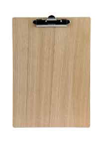 Klemmbrett für Tageskarte A4 Holzoptik Eiche hell 23x33x0,5cm | Schafferer Gastro